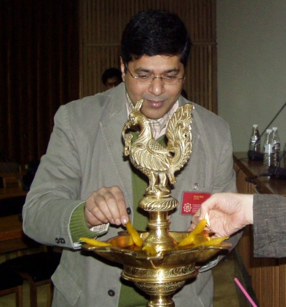 Sanjay Rath lights the lamp – Sanjay Rath